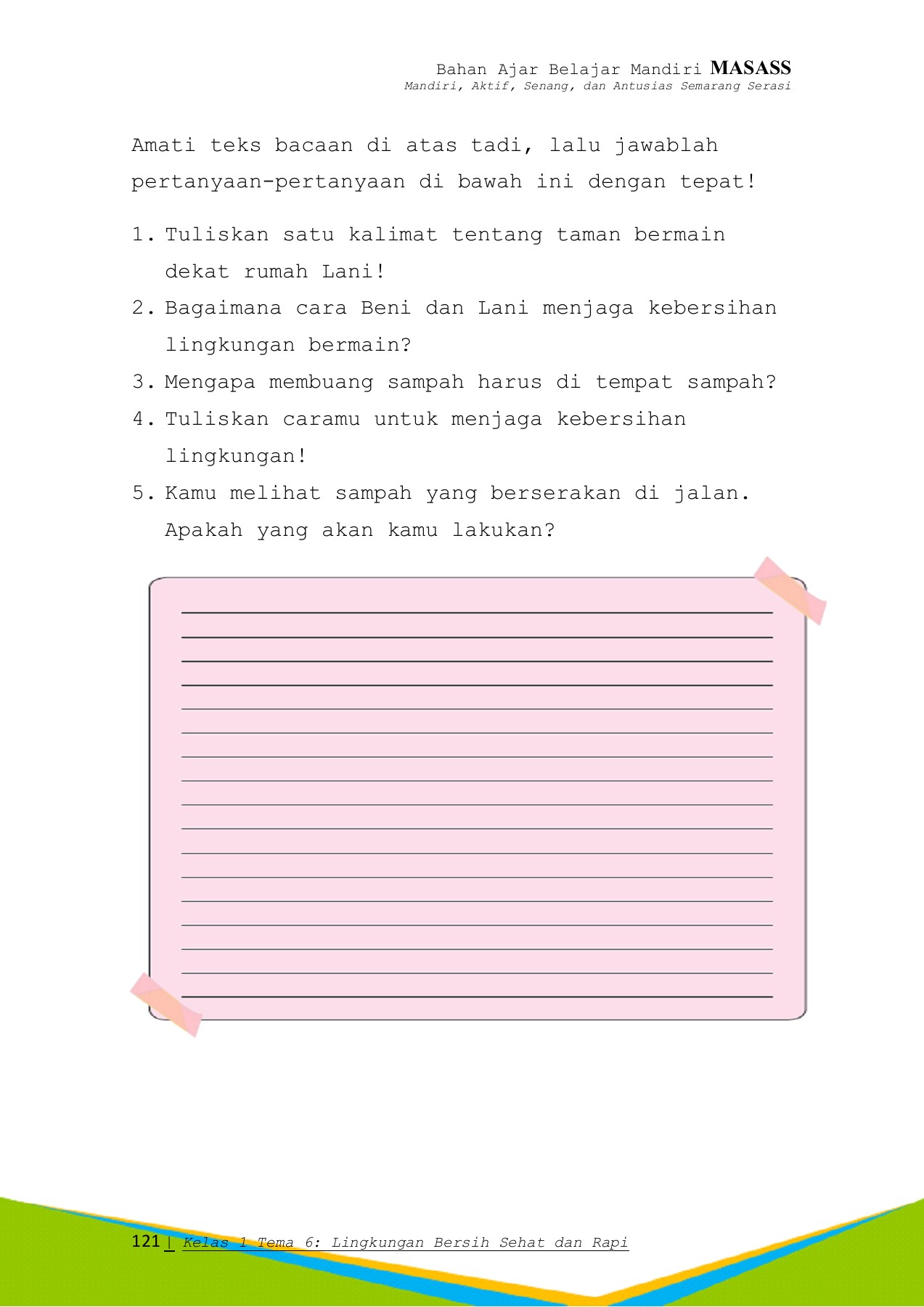 Modul Tema 6 - dianlenteraedukasi - Halaman 129 | PDF Online | PubHTML5