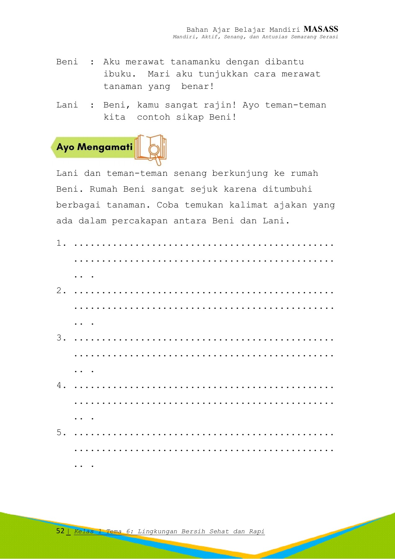 Modul Tema 6 - dianlenteraedukasi - Halaman 60 | PDF Online | PubHTML5