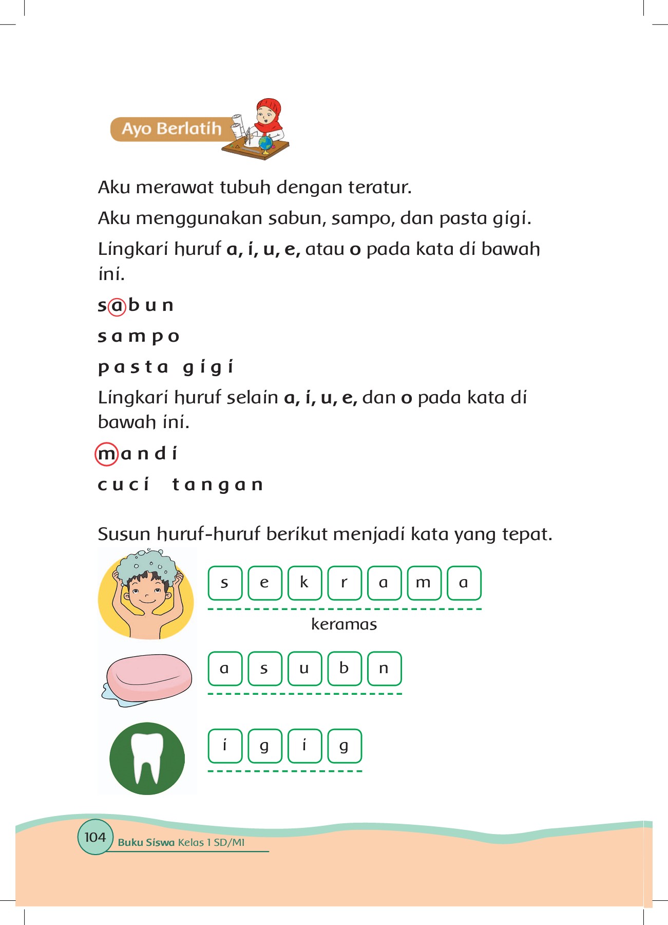 Buku Siswa Kelas 1. Tema 1. Diriku - dianlenteraedukasi - Halaman 111 ...