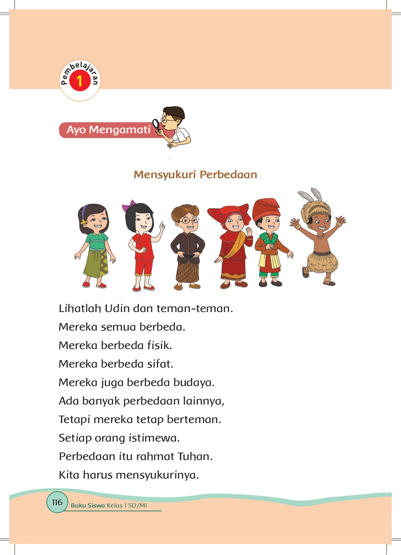 Buku Siswa Kelas 1. Tema 1. Diriku - dianlenteraedukasi - Halaman 123 ...