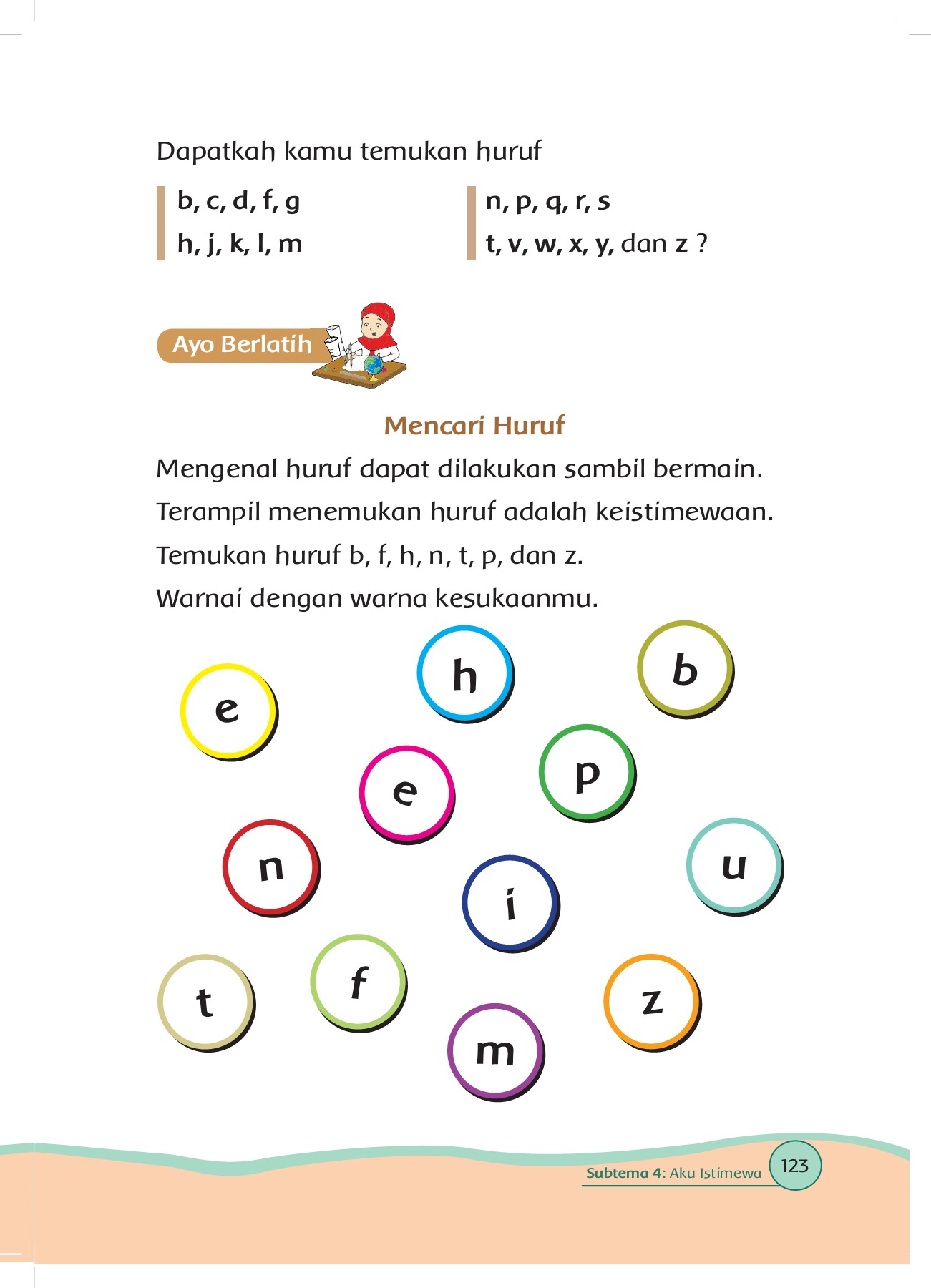 Buku Siswa Kelas 1. Tema 1. Diriku - dianlenteraedukasi - Halaman 130 ...
