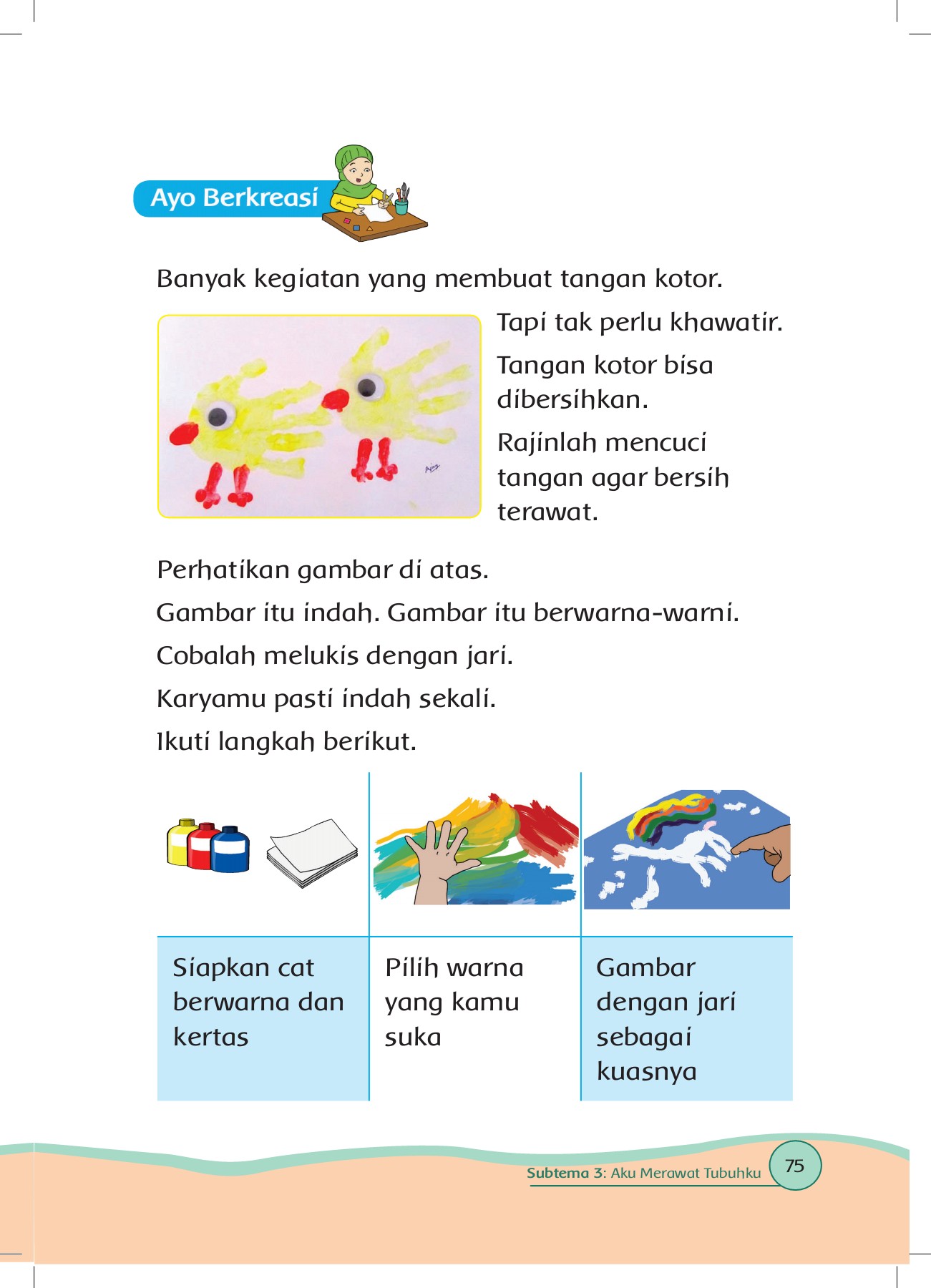 Buku Siswa Kelas 1. Tema 1. Diriku - dianlenteraedukasi - Halaman 82 ...