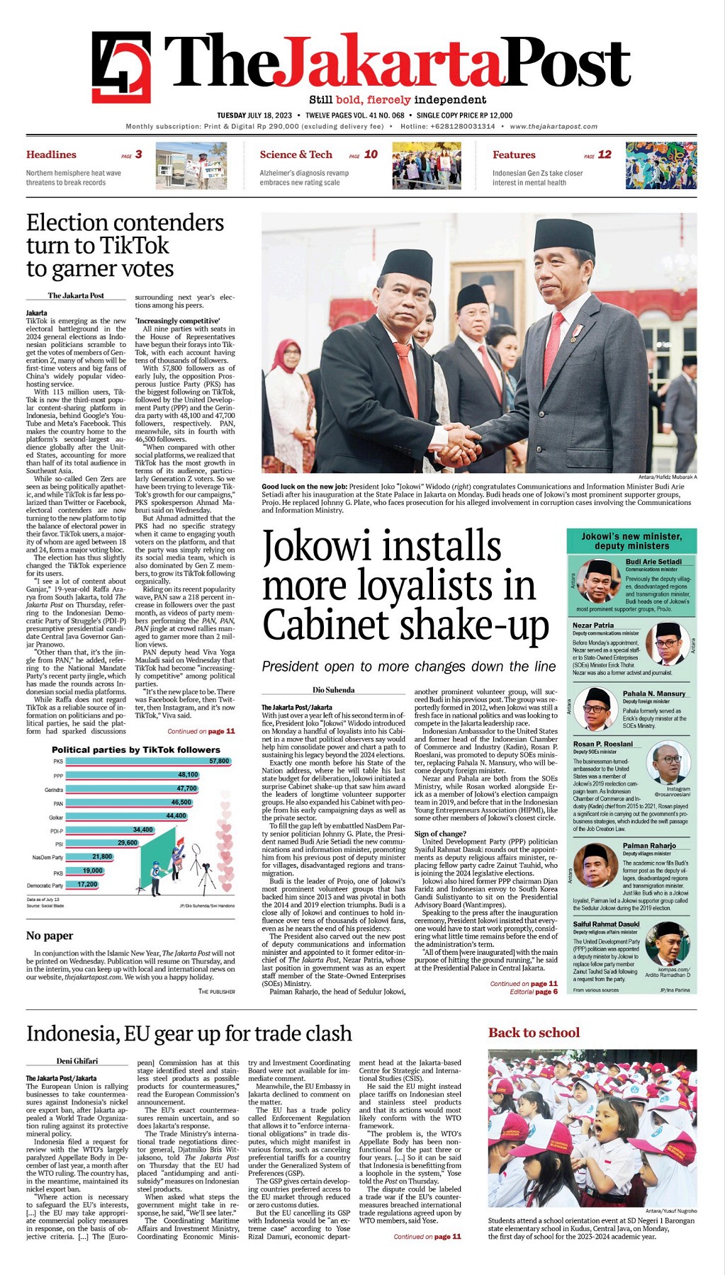 The Jakarta Post 18 Juli 2023 - UMSBY - Page 1 - 12 | Flip PDF Online ...
