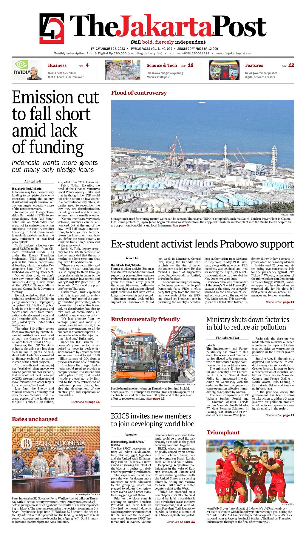 The Jakarta Post 25 Agustus 2023 - UMSBY - Page 1 - 12 | Flip PDF ...