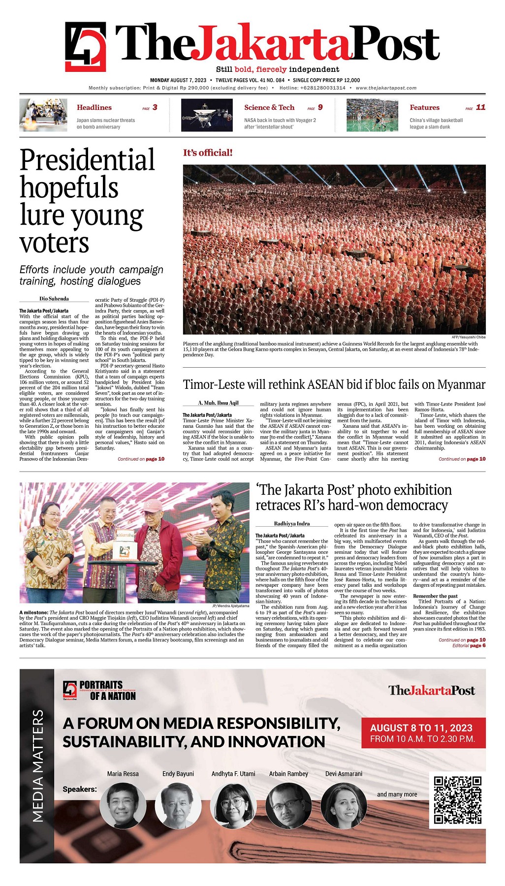 The Jakarta Post 7 Agustus 2023 - UMSBY - Page 1 - 0 | Flip PDF Online ...