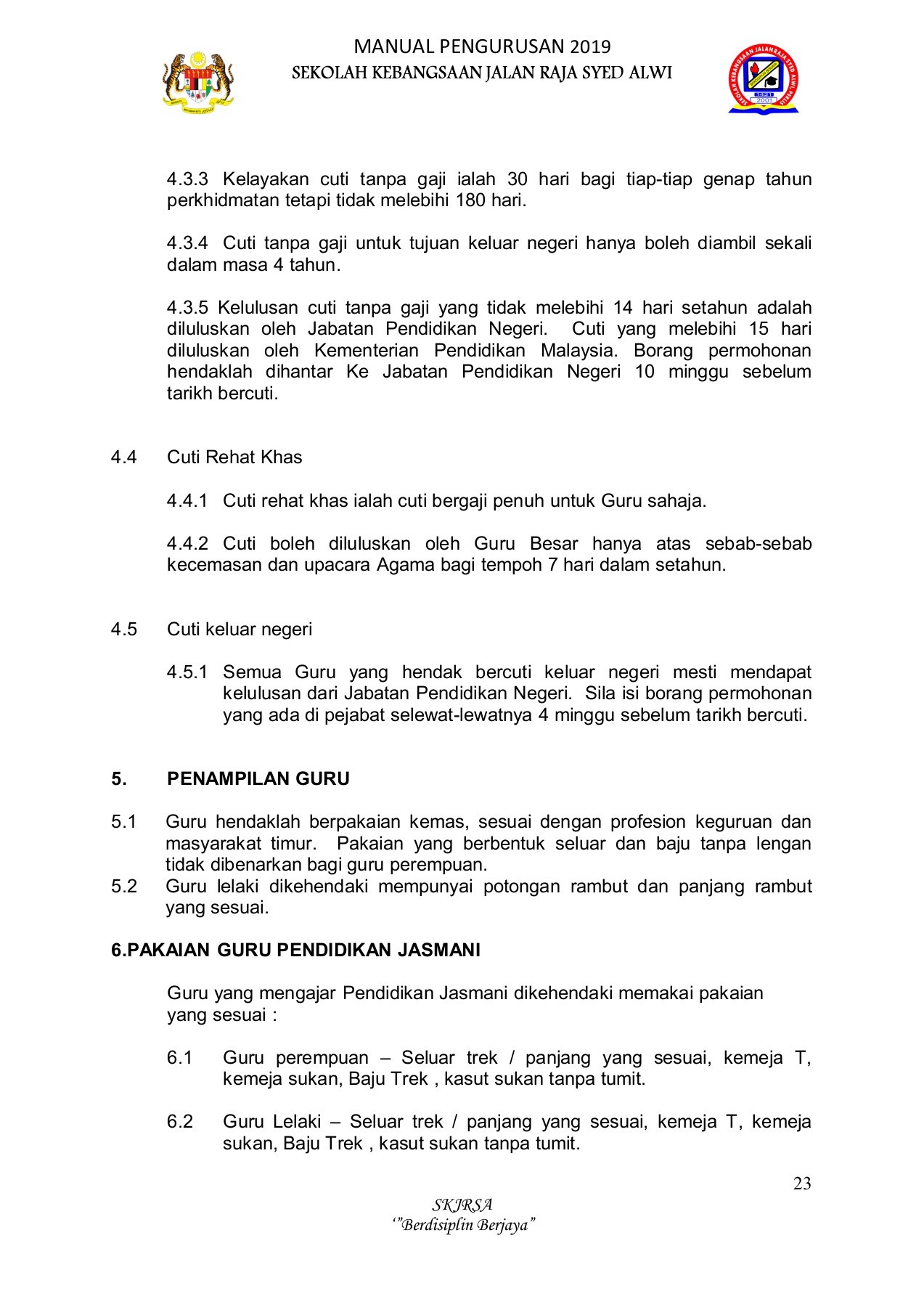 Manual Pengurusan 2019 - kca6311 - Muka Surat 23 | Membalik PDF Dalam talian | PubHTML5