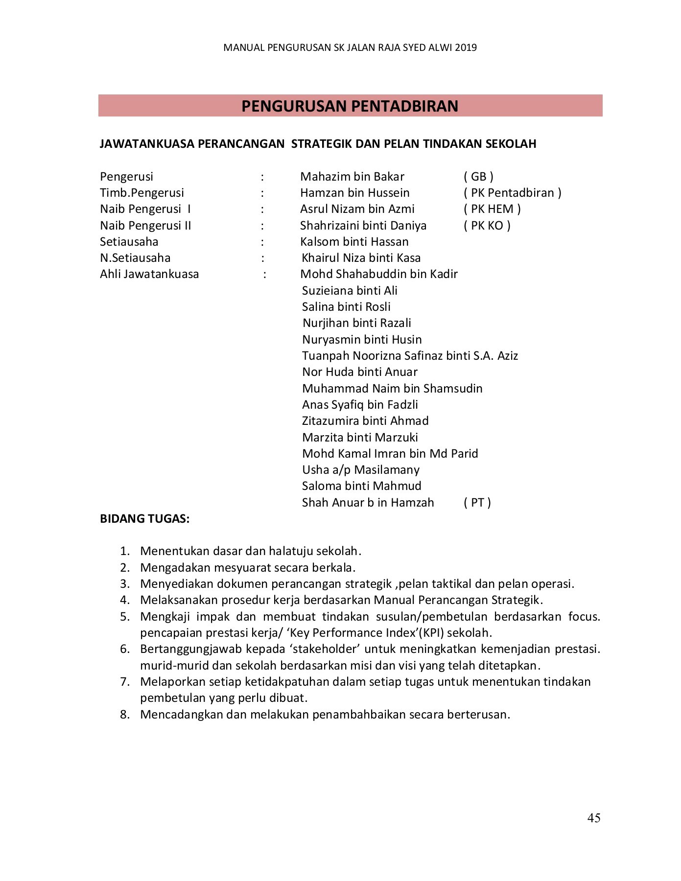 Manual Pengurusan 2019 - kca6311 - Muka Surat 46 | Membalik PDF Dalam talian | PubHTML5