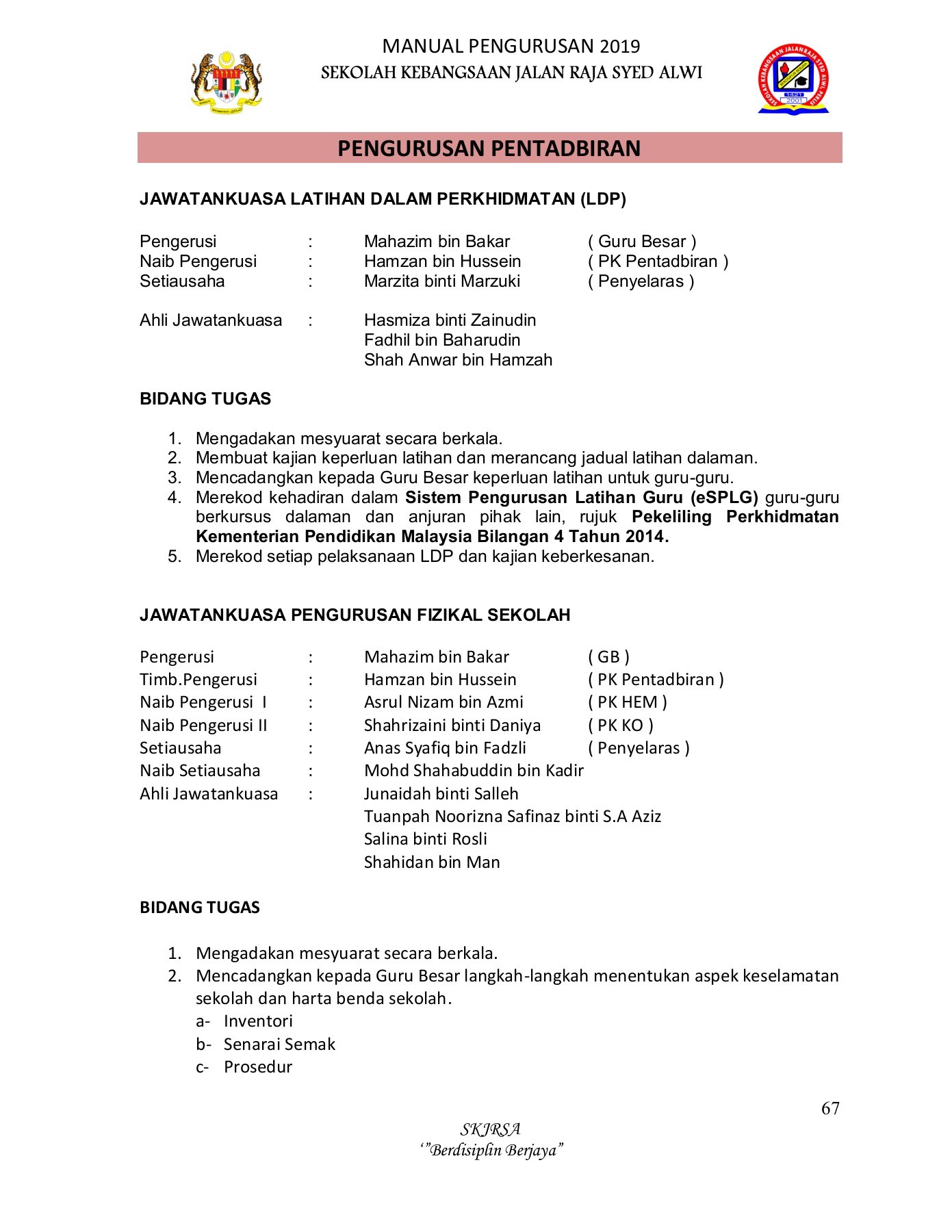 Manual Pengurusan 2019 - kca6311 - Muka Surat 68 | Membalik PDF Dalam talian | PubHTML5