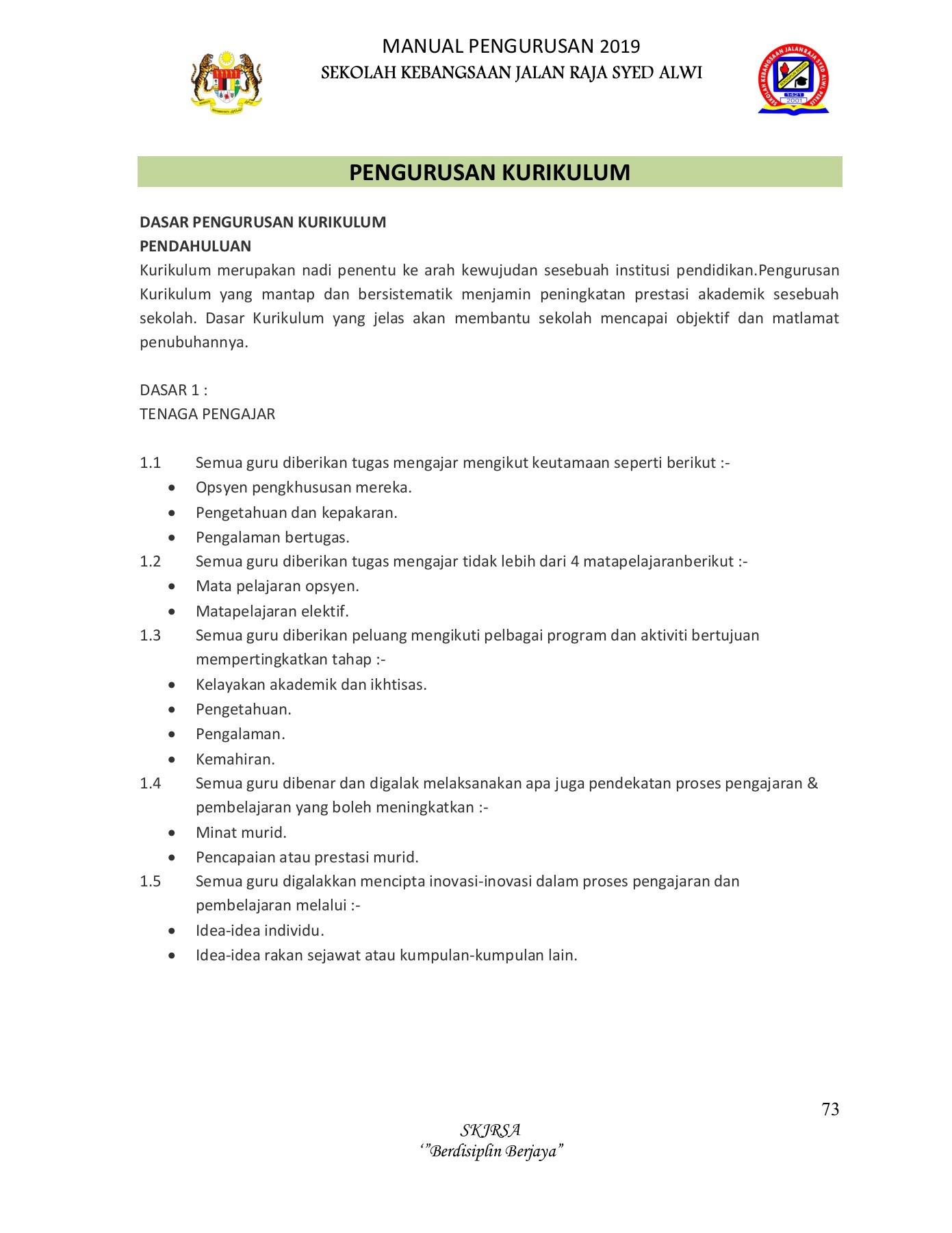 Manual Pengurusan 2019 - kca6311 - Muka Surat 74 | Membalik PDF Dalam talian | PubHTML5