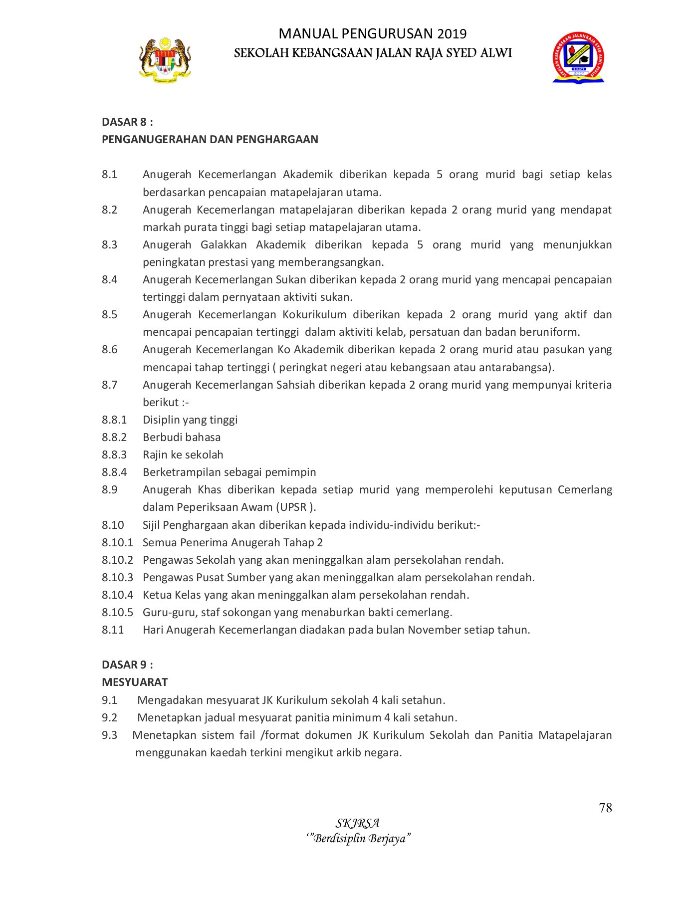 Manual Pengurusan 2019 - kca6311 - Muka Surat 79 | Membalik PDF Dalam talian | PubHTML5