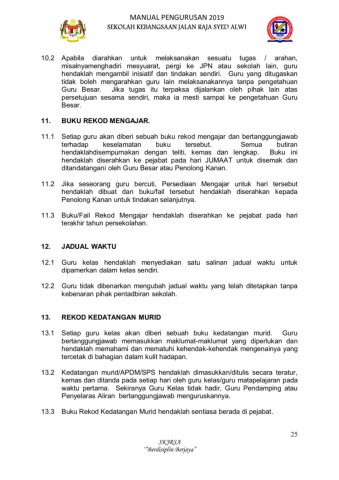 Manual Pengurusan 2019 - kca6311 - Muka Surat 25 | Membalik PDF Dalam talian | PubHTML5