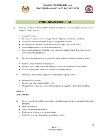 Manual Pengurusan 2019 - kca6311 - Muka Surat 76 | Membalik PDF Dalam talian | PubHTML5