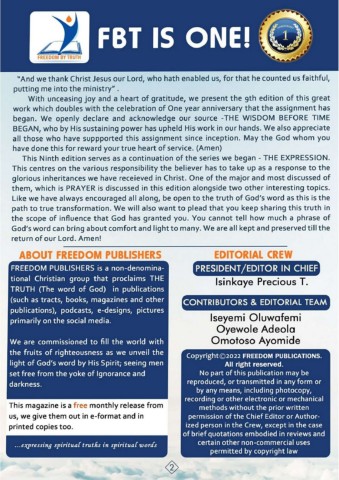 NINTH EDITION - FREEDOM MAGAZINE - FREEDOM PUBLISHERS - Page 2 | Flip ...