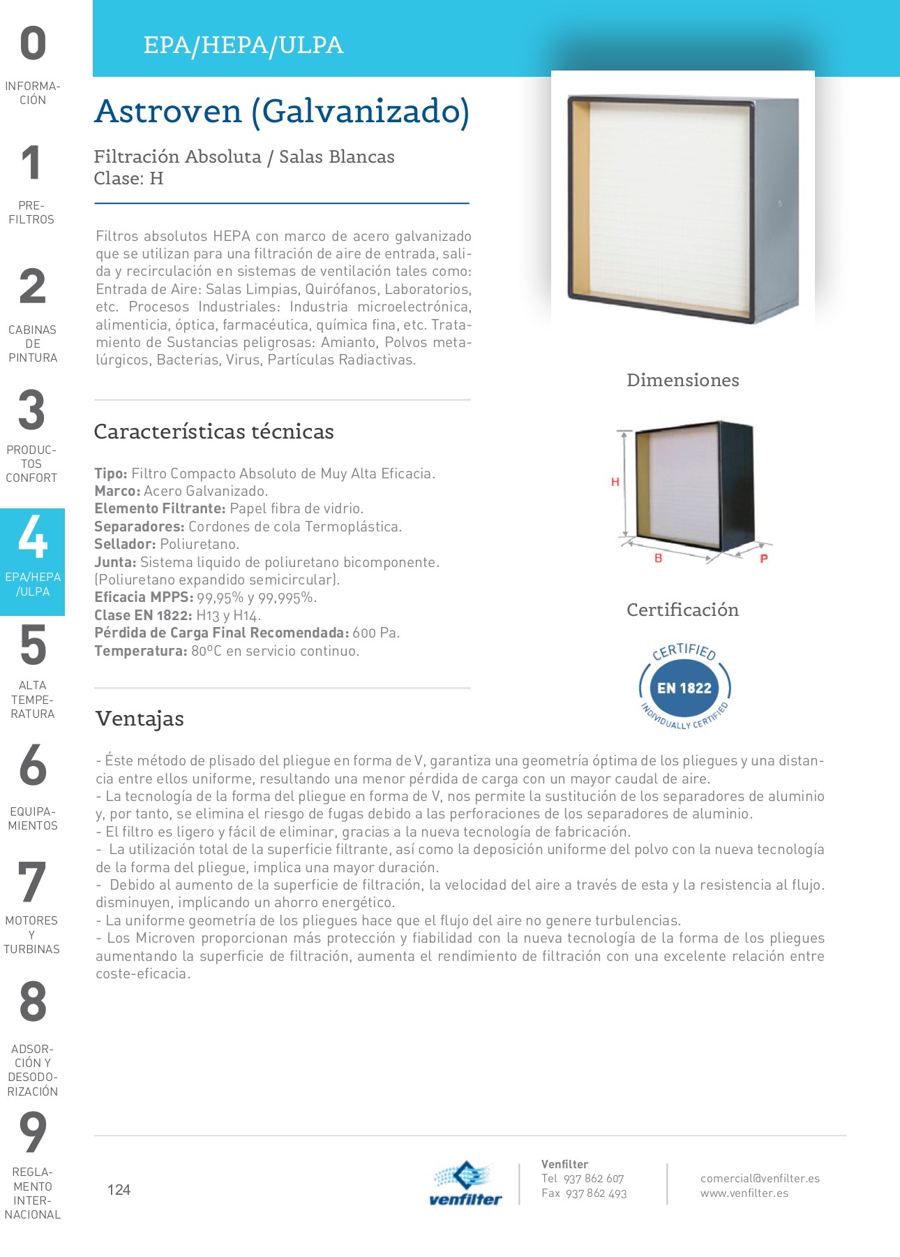 CATÁLOGO VENFILTER 2020 - emfasi - Página 126 | Flip PDF en línea ...
