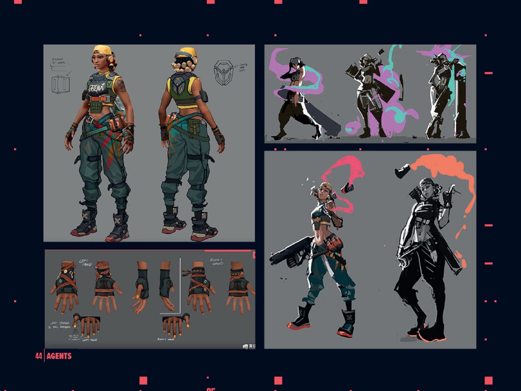 Valorant Character art book - Goku Super sayain God - Page 46 | Flip ...