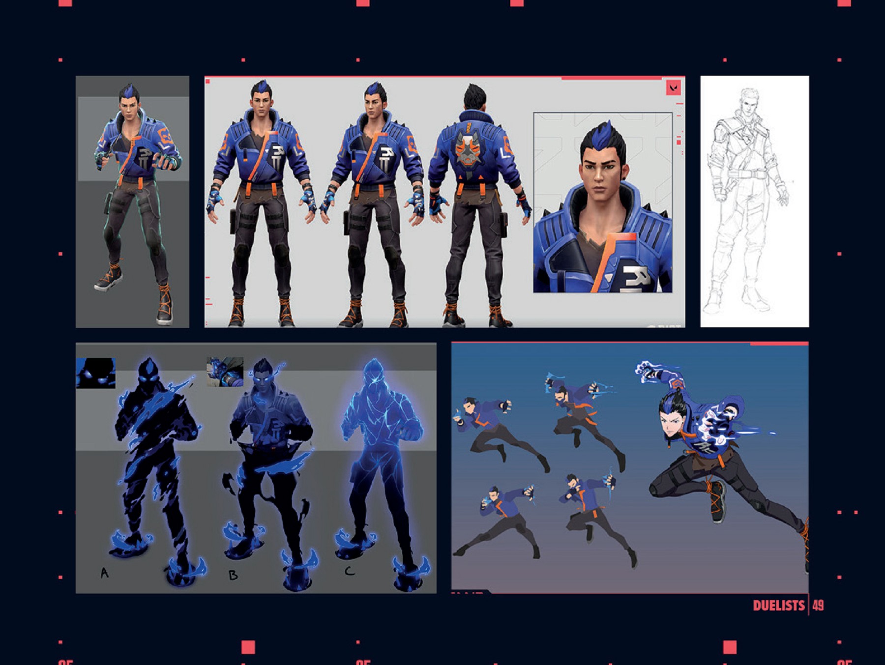 Valorant Character art book - Goku Super sayain God - Page 51 | Flip ...