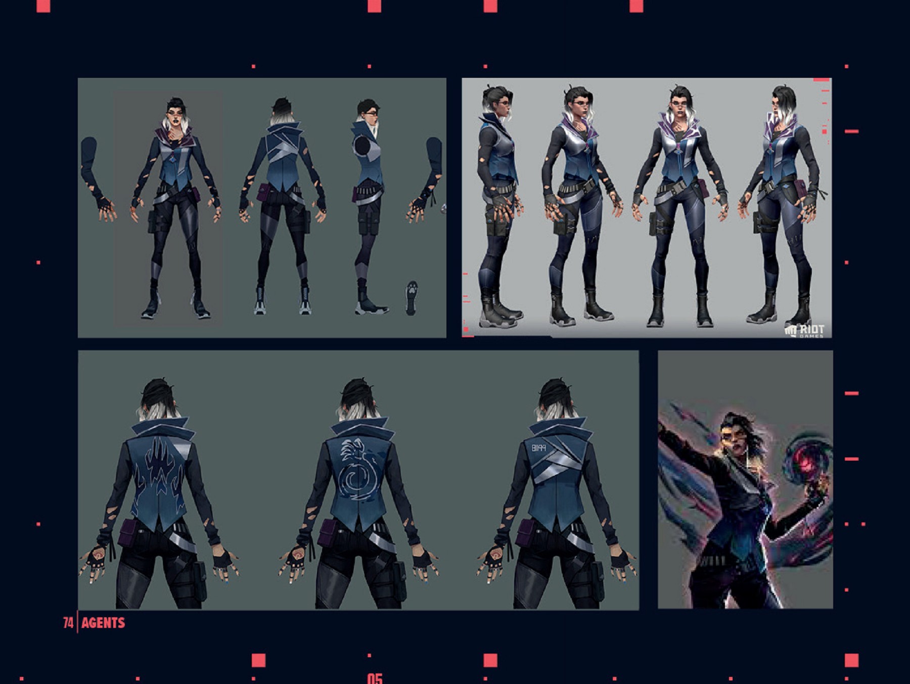 Valorant Character art book - Goku Super sayain God - Page 76 | Flip ...