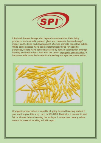 Know How Cryogenic Preservation Revolutionized Animal Breeding