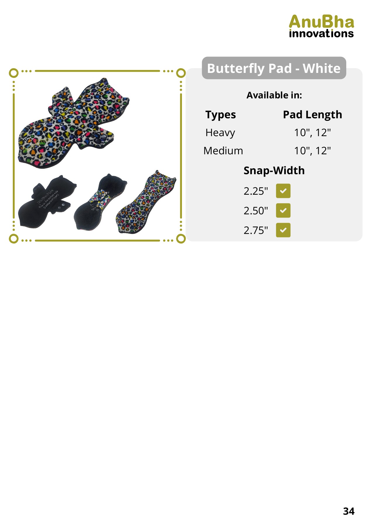 AnuBha Reusable Period Pad Catalog - Amit Agrey - Page 34 | Flip PDF ...