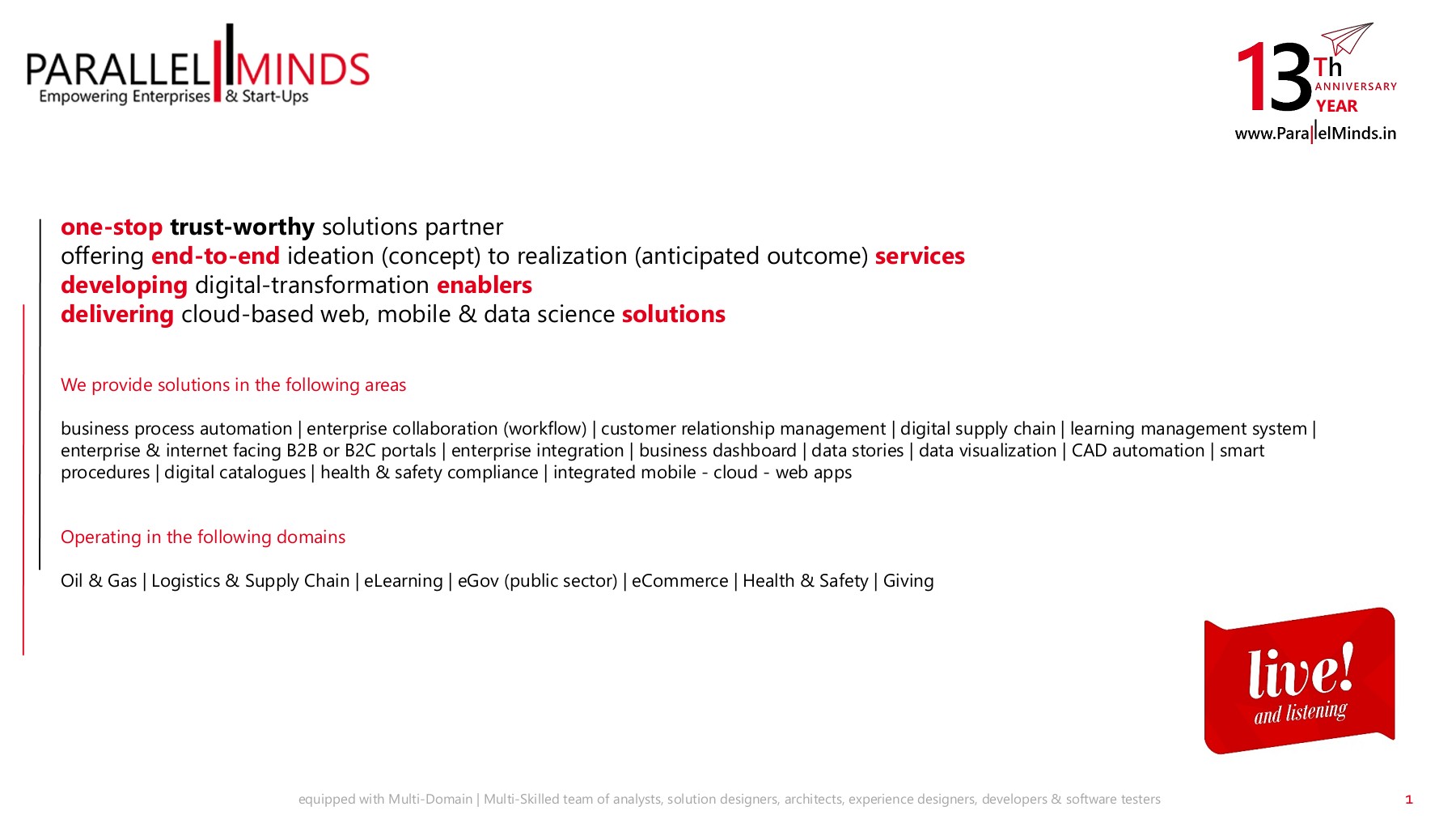 Parallel Minds Version 6.0 - Parag Bihade - Page 1 - 22 | Flip PDF Online | PubHTML5
