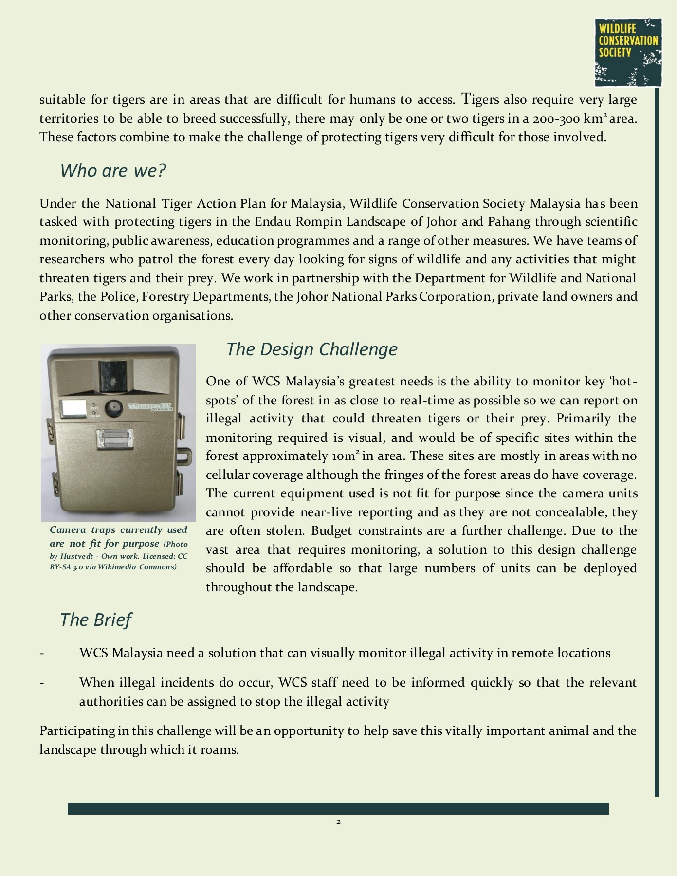 WCS Design Challenge Brief - jhunter20 - Page 2 | Flip PDF Online ...