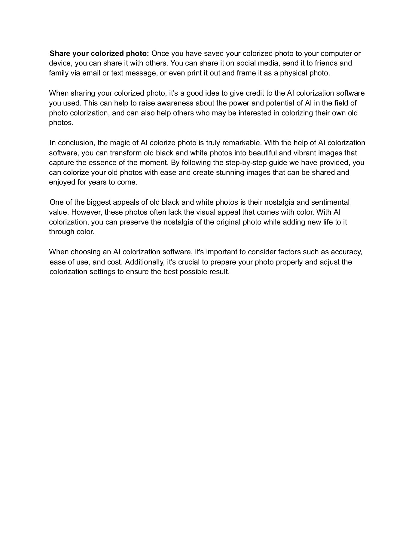 The Magic of AI Colorize Photo _ A Step-by-Step Guide to Colorize Your ...