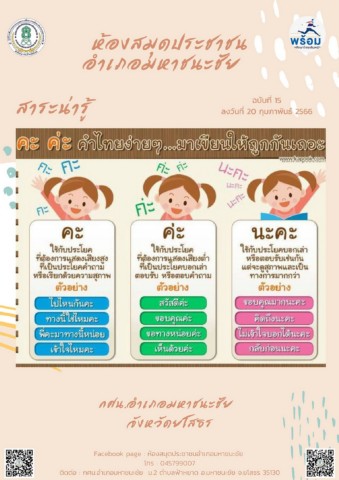 ฉบับที่ 15 ลงวันที่ 20 กุมภาพันธ์ 2566