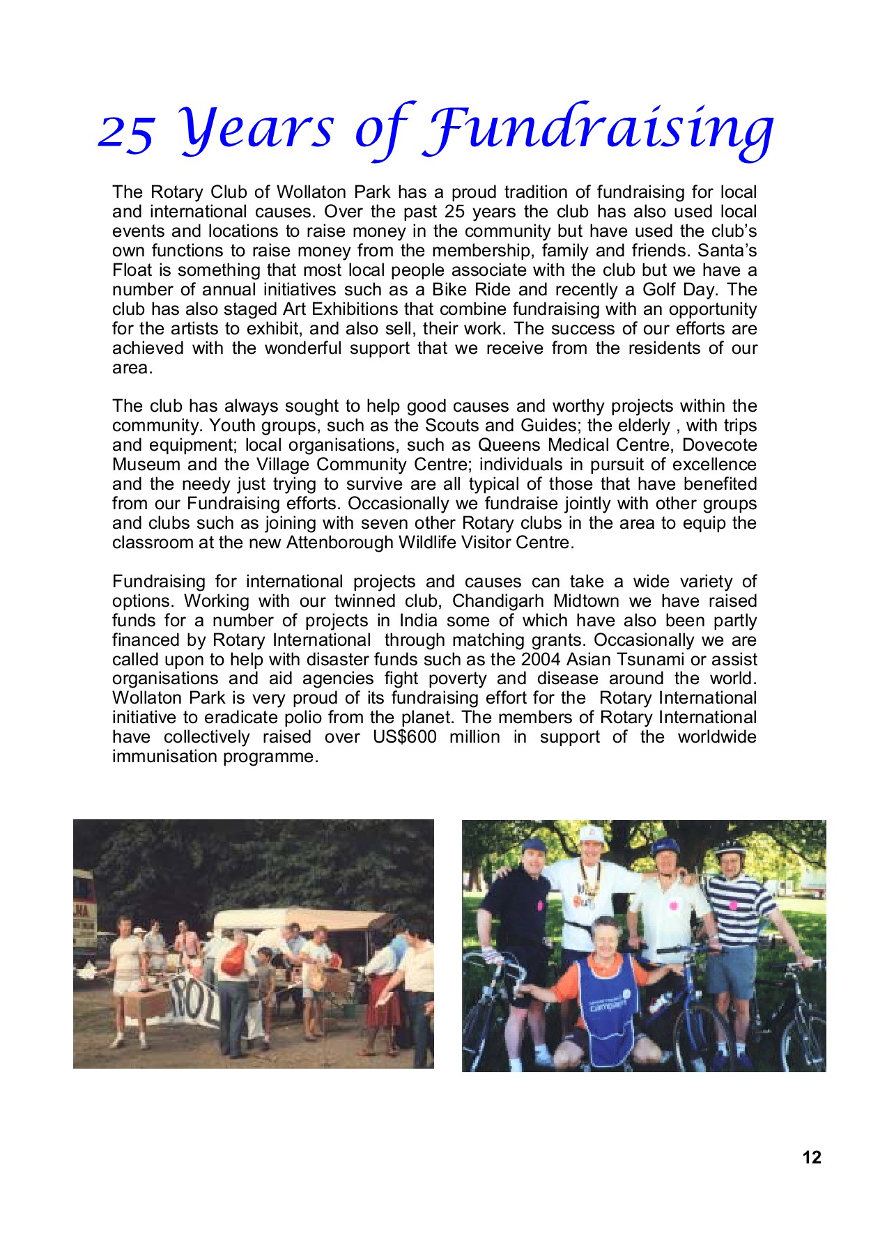 Wollaton Park Rotary Silver Jubilee brochure - David Pedlar - Page 12 ...