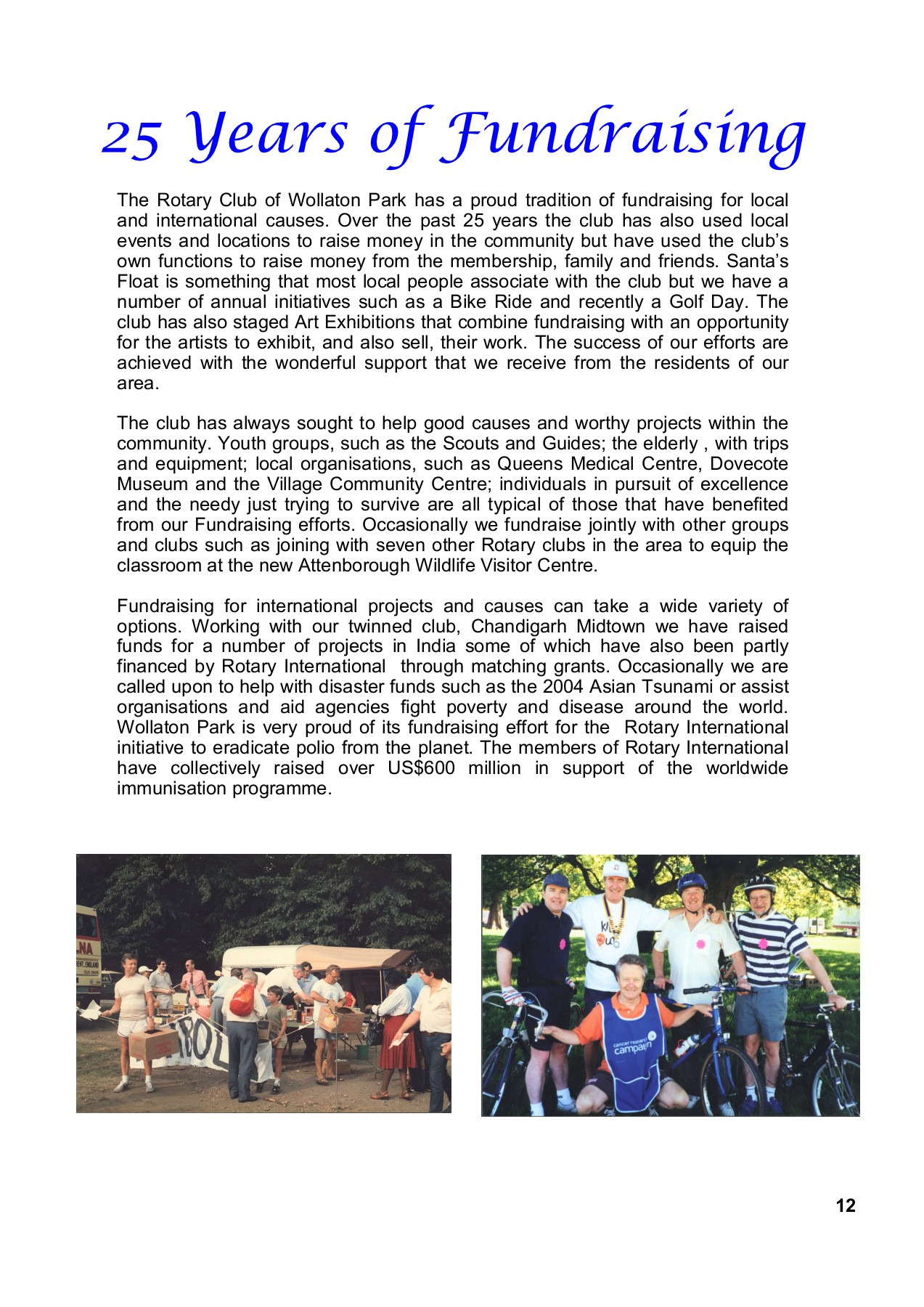 Wollaton Park Rotary Club Silver Jubilee brochure - David Pedlar - Page ...