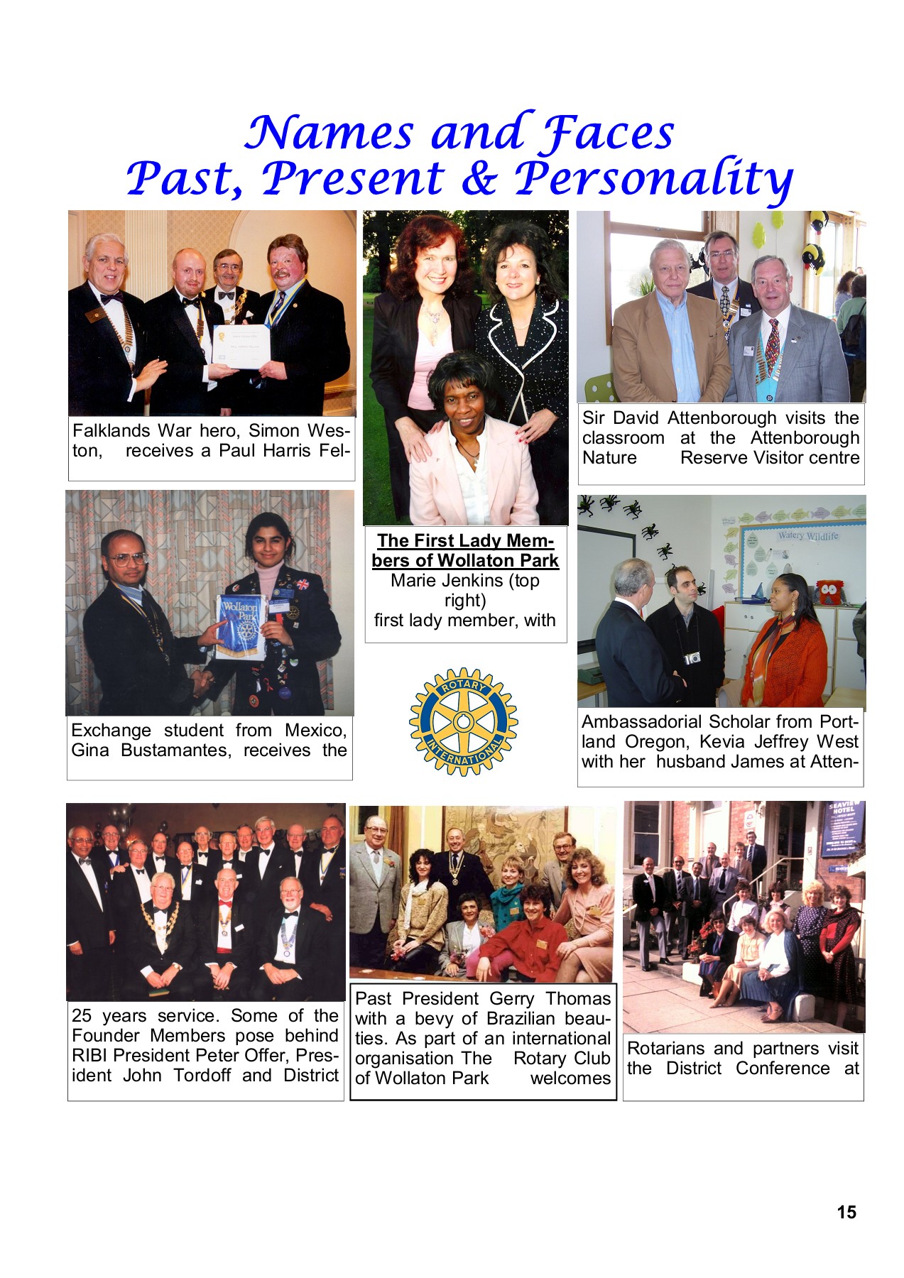 Wollaton Park Rotary Club Silver Jubilee brochure - David Pedlar - Page ...