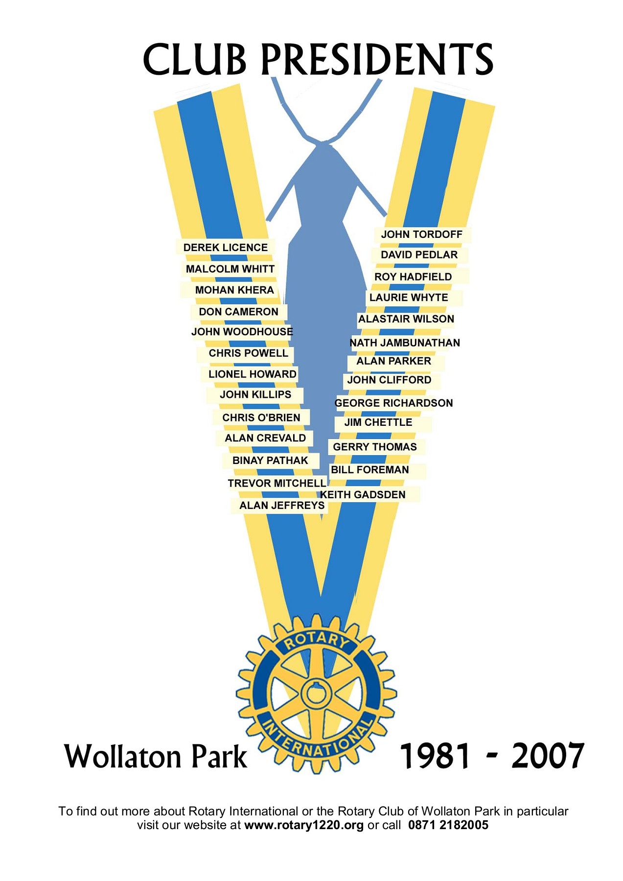 Wollaton Park Rotary Club Silver Jubilee brochure - David Pedlar - Page ...