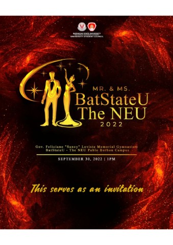 Mr. and Ms. BatStateU The NEU 2022
