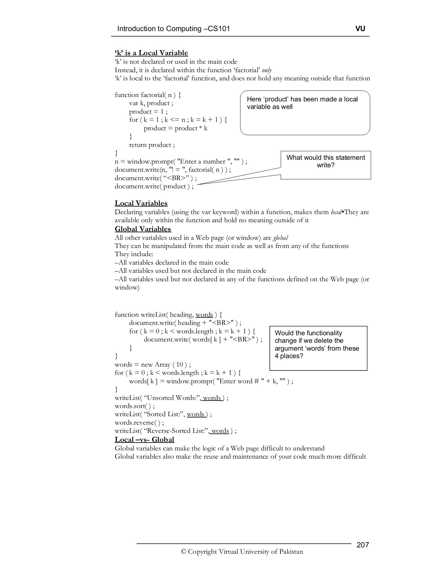 CS101_Handouts1-45 - atif - Page 207 | Flip PDF Online | PubHTML5