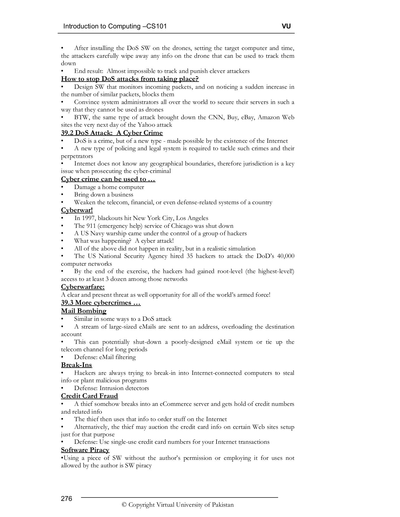 CS101_Handouts1-45 - atif - Page 276 | Flip PDF Online | PubHTML5