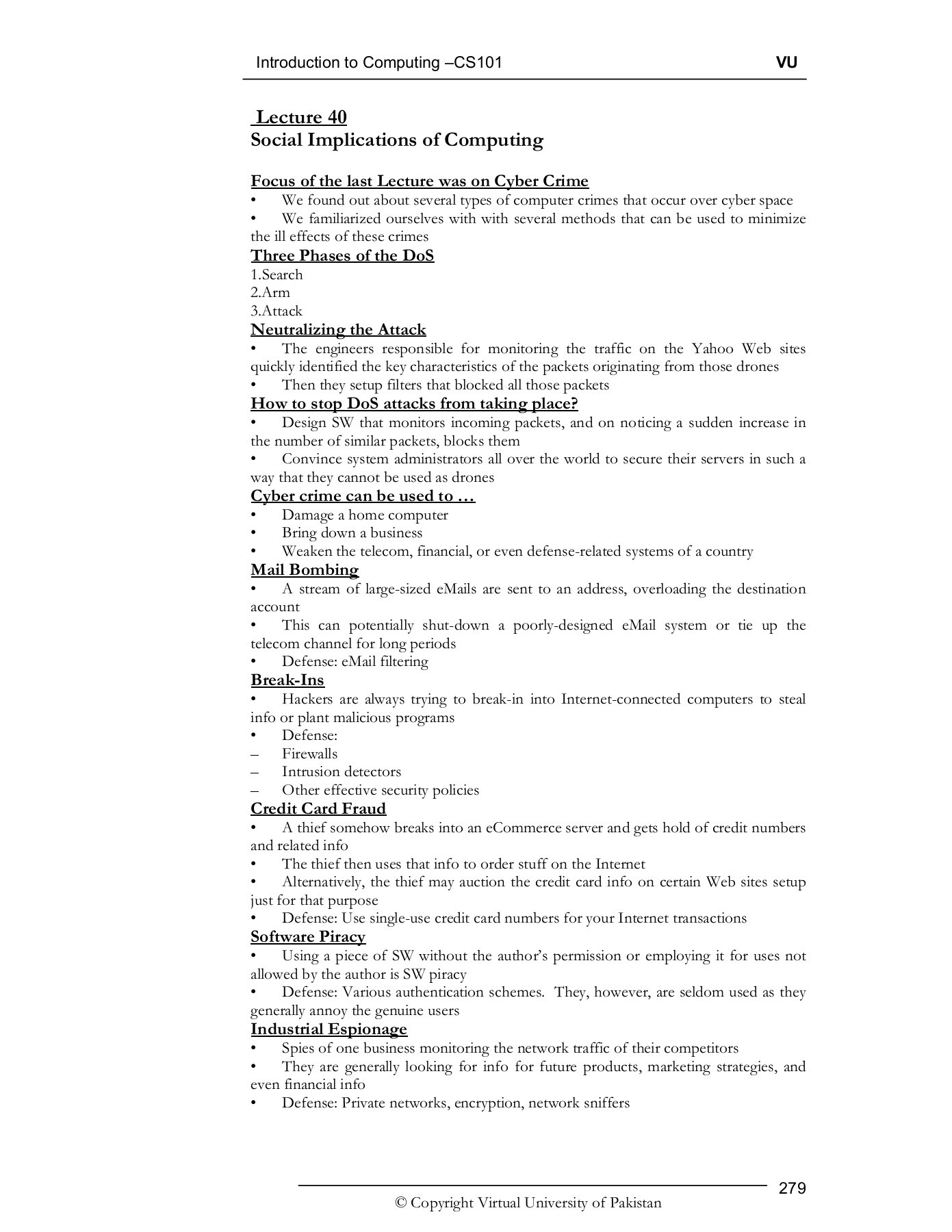 CS101_Handouts1-45 - atif - Page 279 | Flip PDF Online | PubHTML5