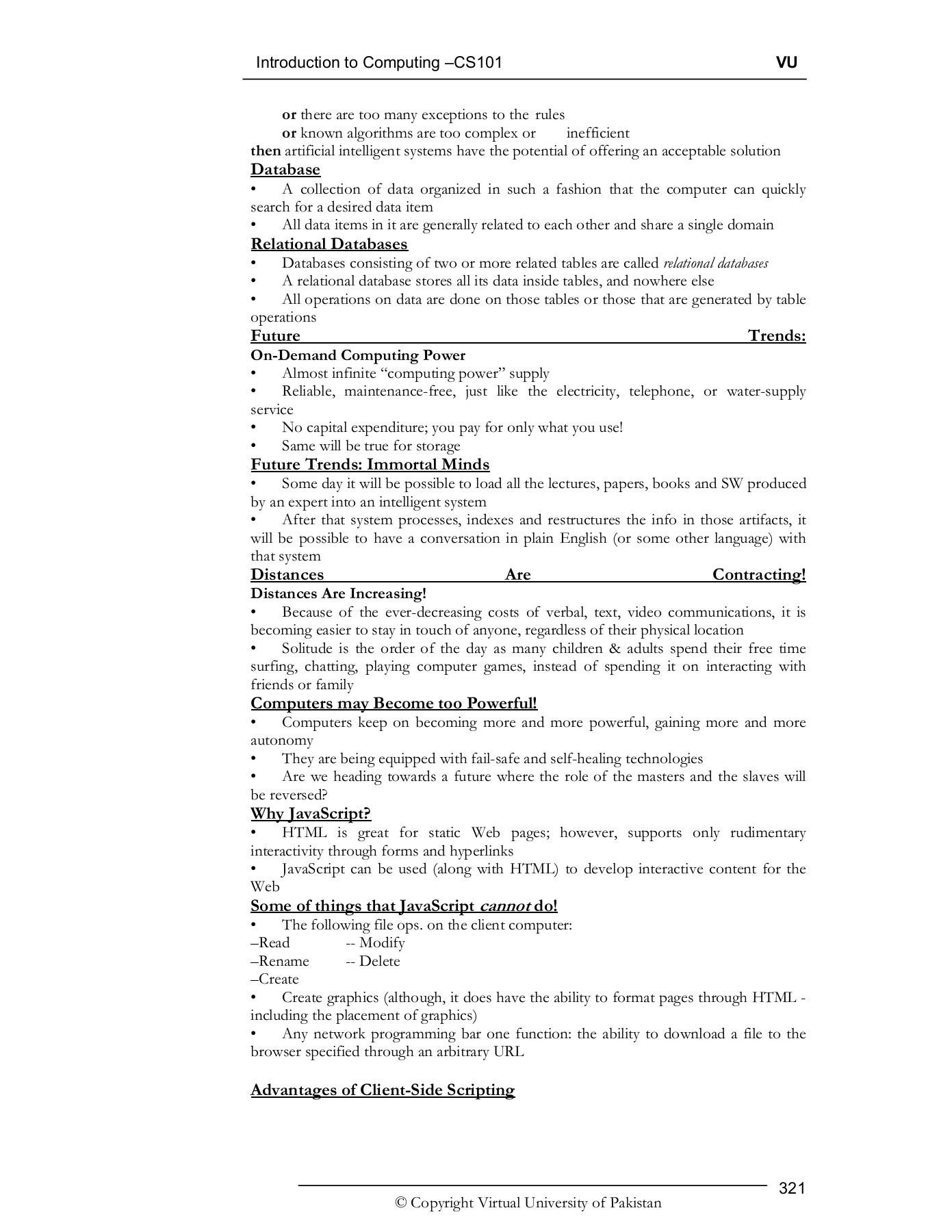 CS101_Handouts1-45 - atif - Page 321 | Flip PDF Online | PubHTML5