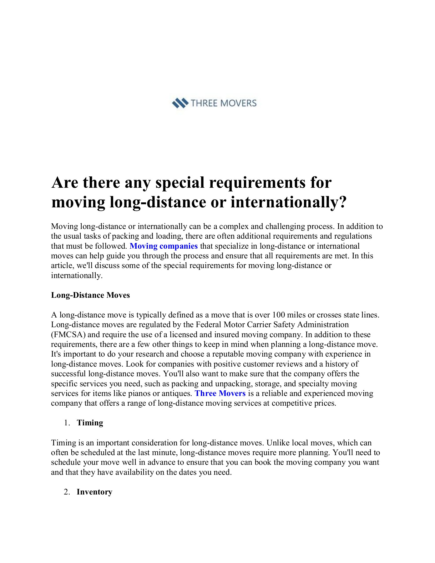 Three Movers - threemoverssc - Page 1 - 3 | Flip PDF Online | PubHTML5