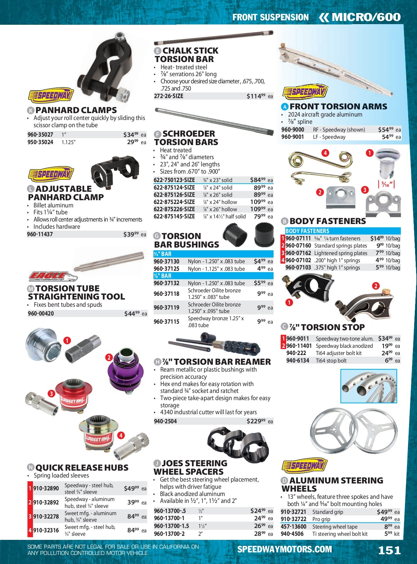 2017 OPEN WHEEL - Speedway Motors Catalogs - Page 153 | Flip PDF Online ...