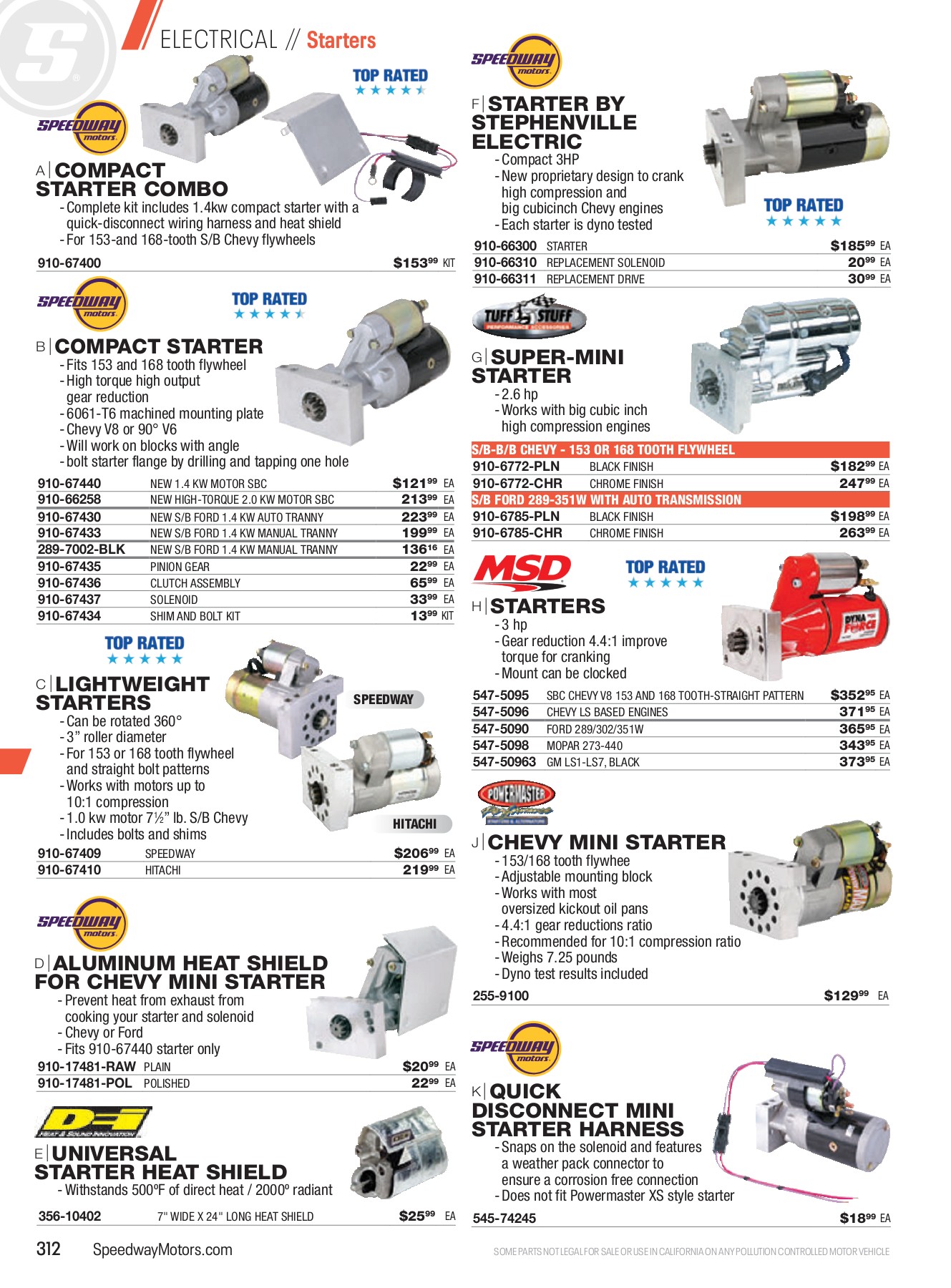 Race 2022 - Speedway Motors Catalogs - Page 314 | Flip PDF Online ...