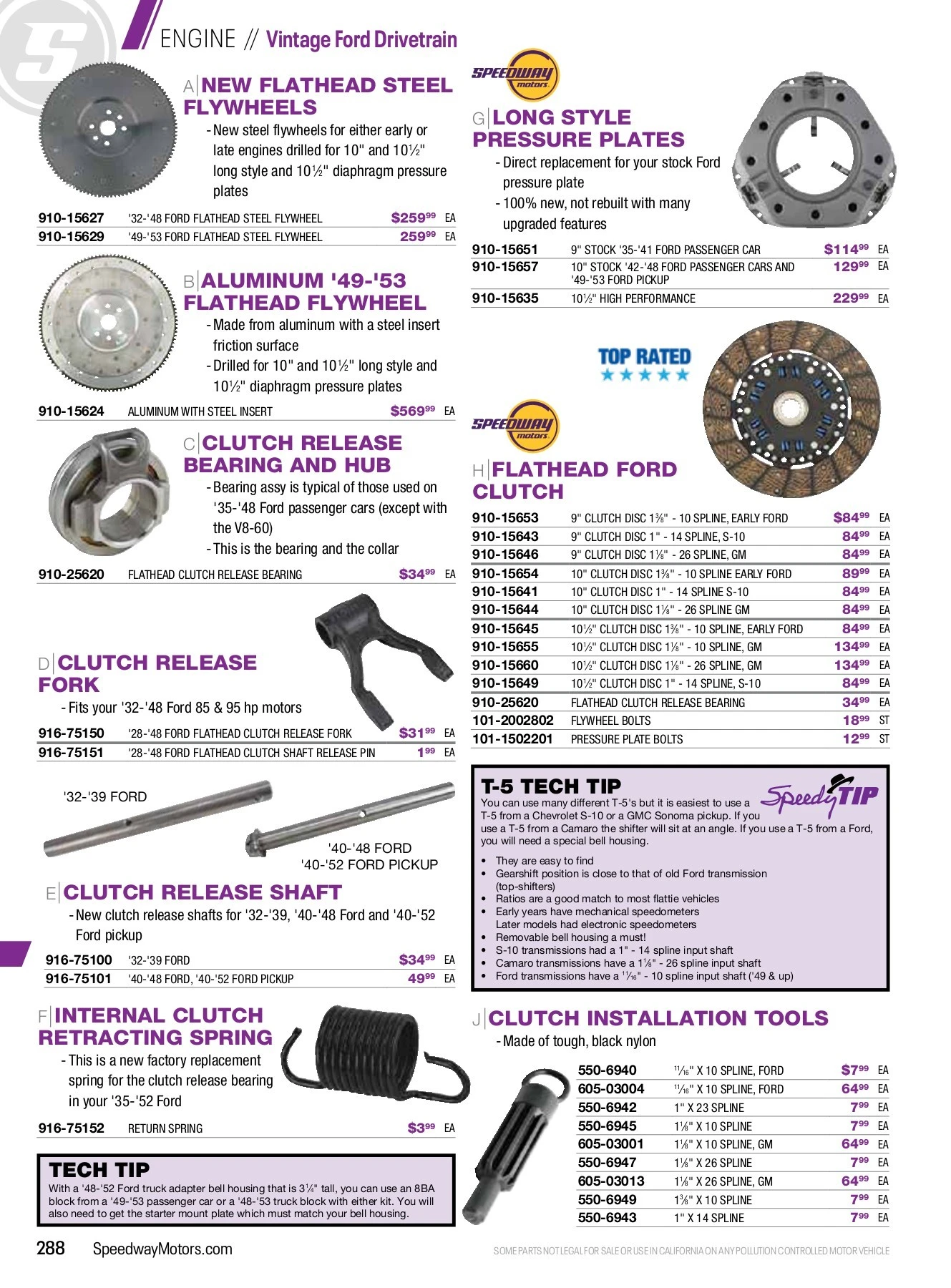 Street 2019 - Speedway Motors Catalogs - Page 310 | Flip PDF Online ...