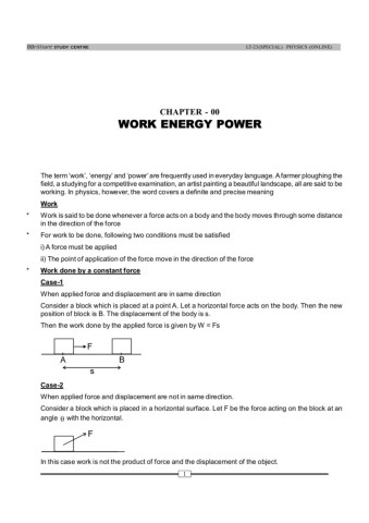 WORK ENERGY & POWER - Lecture Notes - Willington Island - Page 23 ...