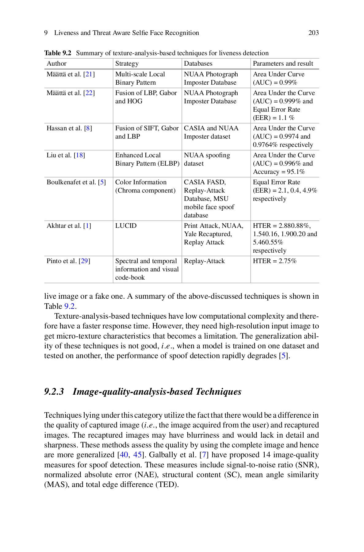Selfie Biometrics Advances And Challenges Willington Island Page 208 Flip Pdf Online