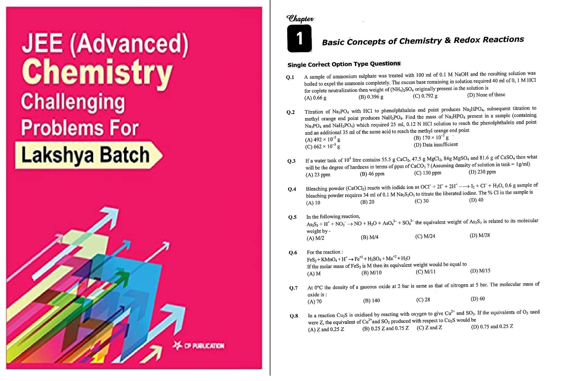 Lakshya Batch Challenging Problems - Chemistry - Willington Island ...