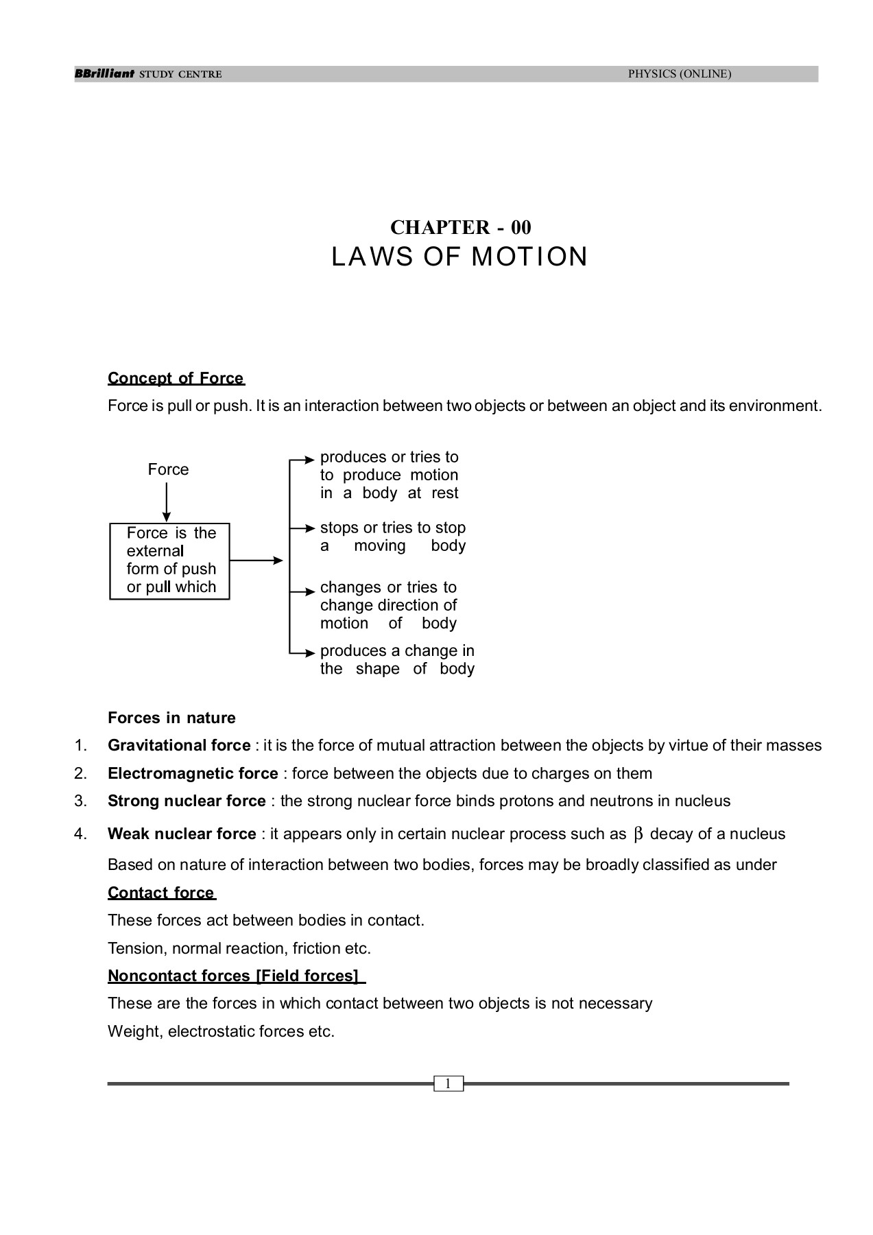 LAWS OF MOTION - Lecture Notes - Willington Island - Page 1 | Flip PDF ...