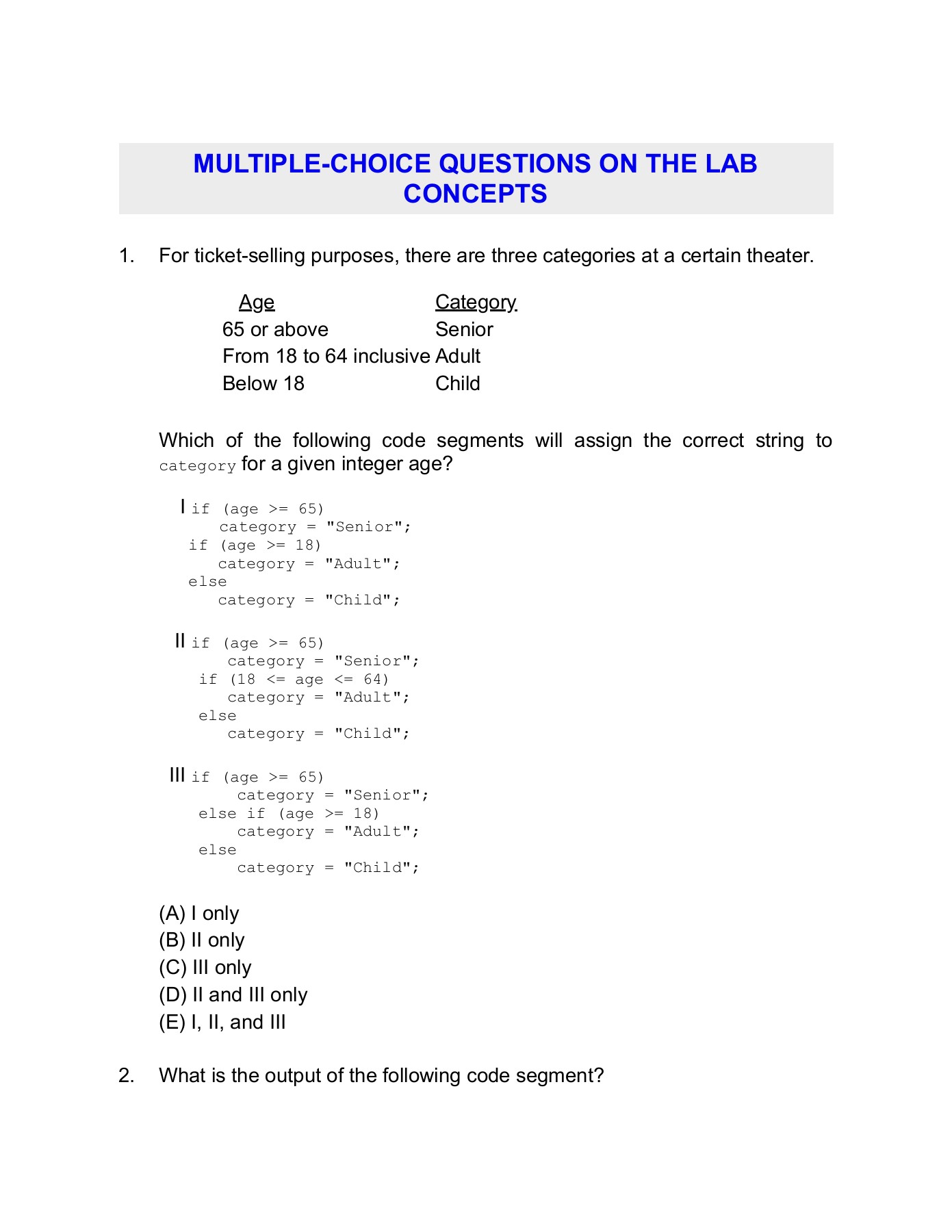 AP Computer Science A: With 6 Practice Tests - Willington Island - Page ...