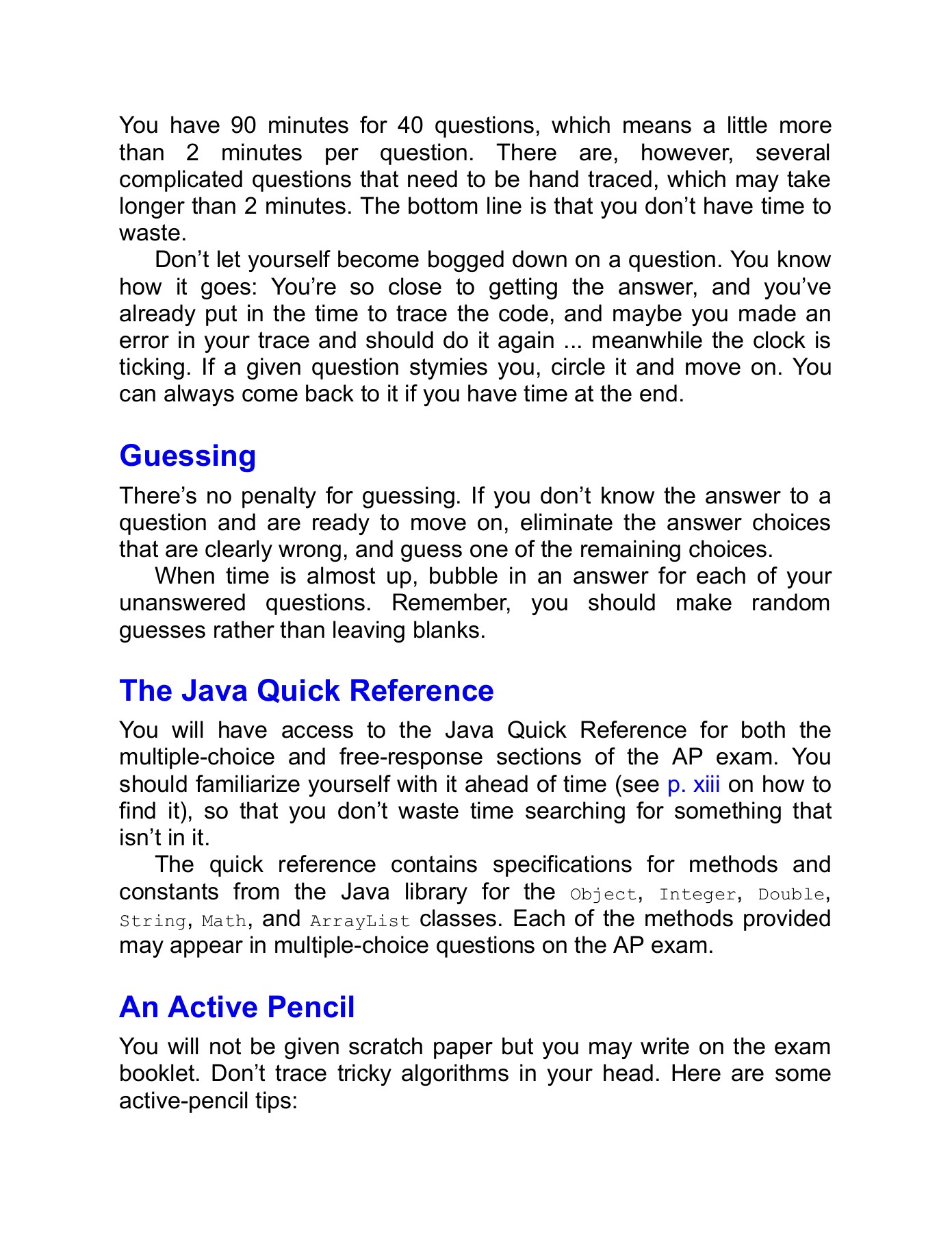 AP Computer Science A: With 6 Practice Tests - Willington Island - Page ...