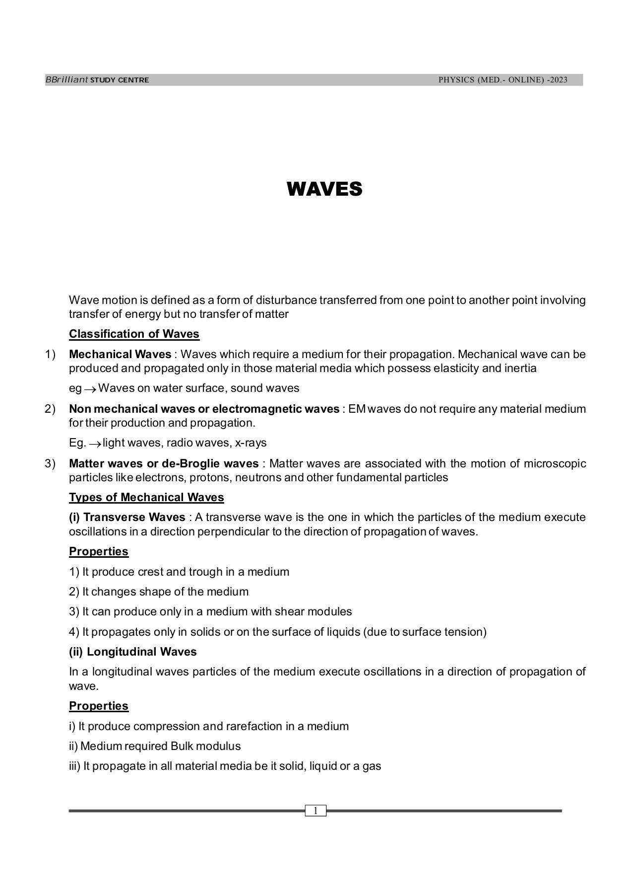 WAVES - Lecture Notes - Willington Island - Page 1 - 23 | Flip PDF ...