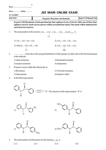 Exam Corner - REACTION MECHANISM - Willington Island - Page 1 - 6 | Flip PDF Online | PubHTML5