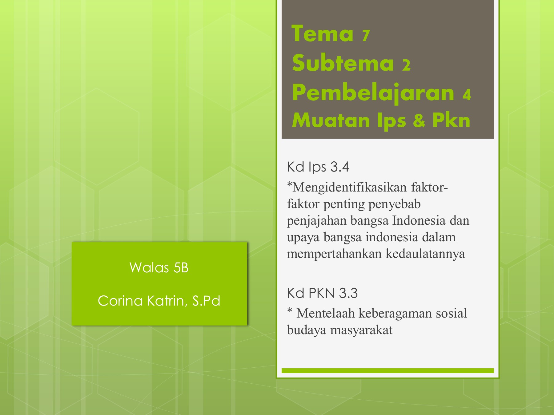 TEMA 7 PKN IPS - erzaintananggraini - Halaman 1 - 21 | PDF Online | PubHTML5