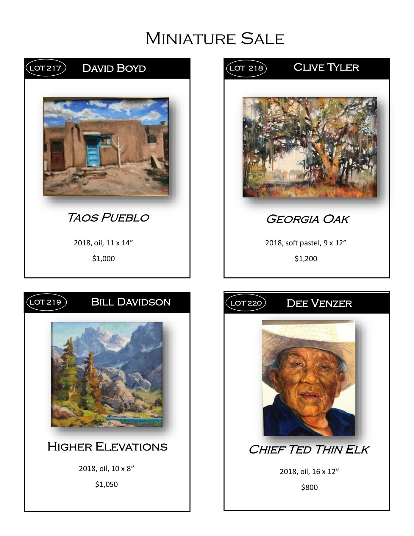 GALA-Miniatures 2019 catalog Preview - Booth Western Art Museum - Page ...